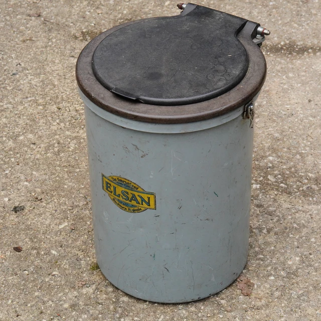 RARE VINTAGE ELSAN lightweight portable toilet RAF bomber aircraft £349 ...