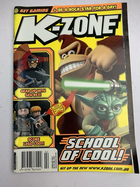 K-ZONE MAGAZINE VOLUME 12 Number 2 February 2011 Donkey Kong Yoda Lego ...