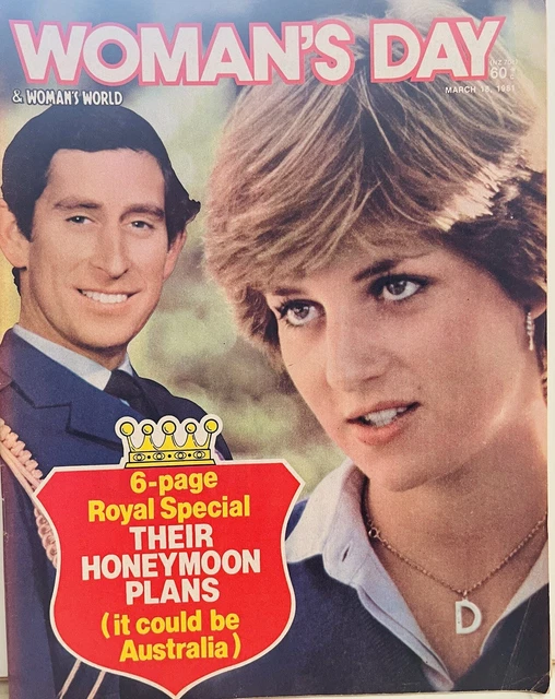 WOMAN’S DAY MAGAZINE Australian 1981 March Nancy Reagan Audrey Hepburn ...