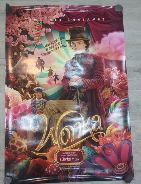WONKA ORIGINAL UK Cinema UK One Sheet Poster Portrait 27" x 40" Double ...
