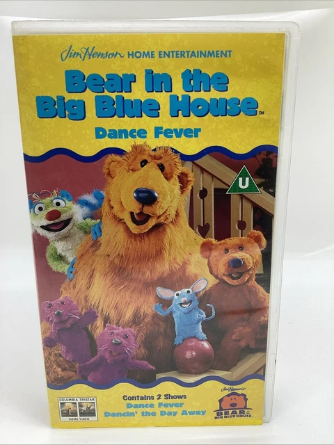 BEAR IN THE Big Blue House: Dance Fever - Jim Henson - VHS Video Tape ...