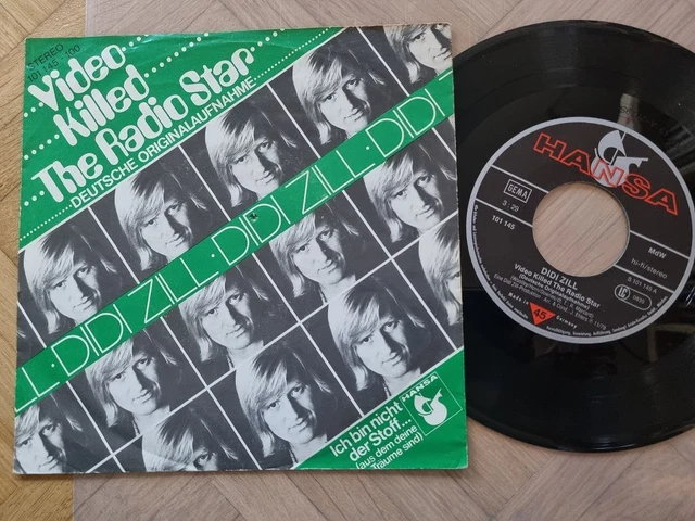 DIDI ZILL - Video killed the Radio Star 7'' Vinyl German/ CV Buggles ...