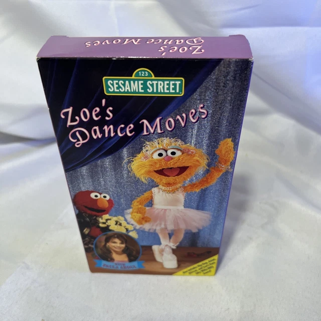 SESAME STREET ZOE’S Dance Moves VHS Video Tape Paula Abdul £10.54 ...