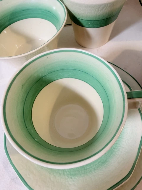 ART DECO TEA Set Barker Bros Ltd Royal Tudor Ware 6397 4 Person 15 ...