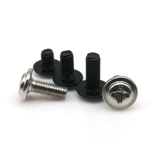 M3 PHILLIPS ROUND Washer Head PC Case Motherboard DVD Rom Screw Bolt ...