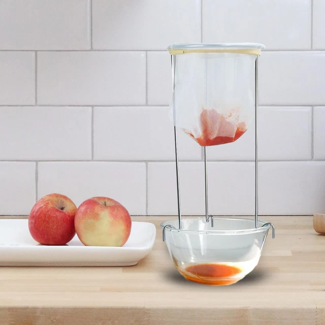 STAINLESS STEEL SIEVE Stand Stainless Jelly Strainer Stand for Yogurt £ ...