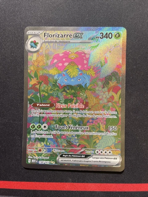 CARTE POKÉMON FLORIZARRE EX 198/165 Pokemon 151 Secrète Rare Ev03.5 🇫🇷 ...