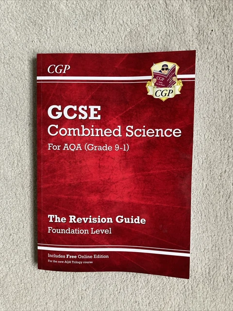 GCSE COMBINED SCIENCE Cgp Aqa Foundation Revision Guide £4.00 - PicClick UK