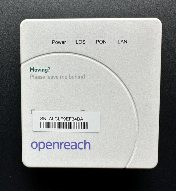 NOKIA-ONT G-010G-R OPENREACH Optical Fibre Gpon Terminal £14.99 ...