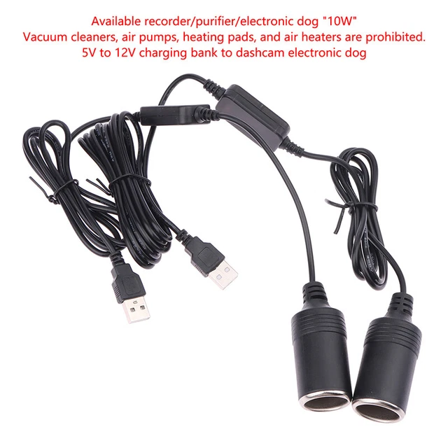1PC 5V TO 12V Car Cigarette Lighter Socket USB Converter Power Adapter $16.97 - PicClick AU