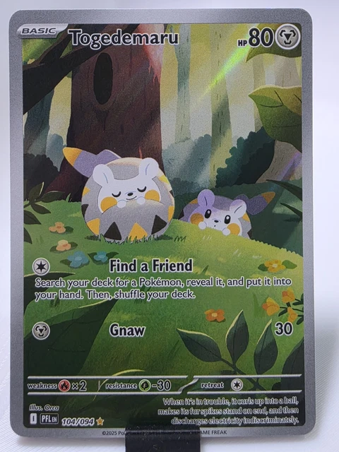 POKÉMON TCG TOGEDEMARU 104/094 Phantasmal Flames Illustration Rare Holo ...