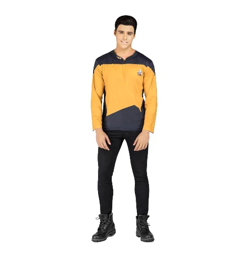 OFFICIAL STAR TREK DATA Costume Next Generation Uniform Trekkie Fancy ...
