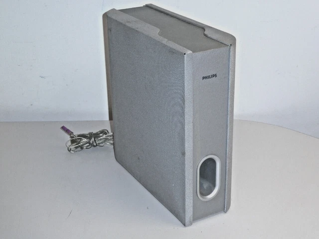 1X PHILIPS HTS 3300 / SW3300 passive subwoofer silver, 2 year warranty ...