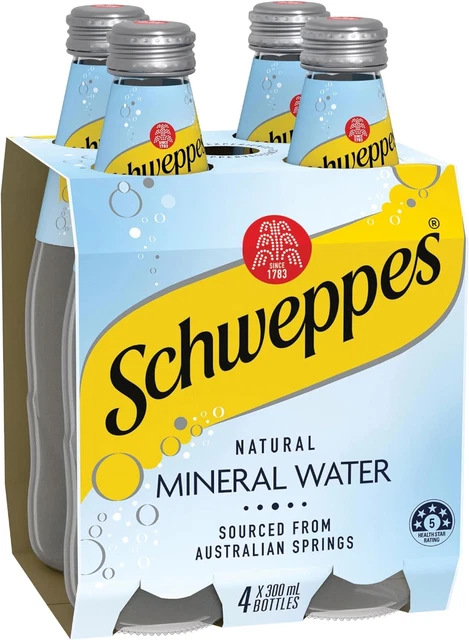 NATURAL MINERAL WATER Pack of 6 Individually Bottled 300ml Convenient ...