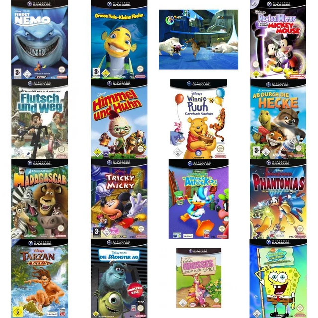 NINTENDO GAMECUBE - Best of Disney & Dreamworks Games - Selectable ...