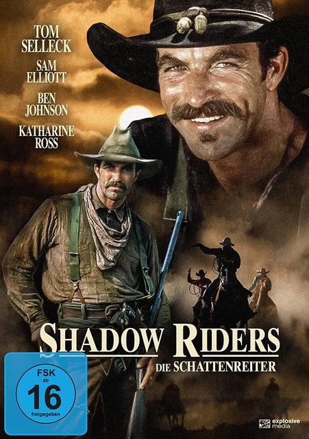 THE SHADOW RIDERS-TOM Selleck, Sam Elliott, Andrew V. McLaglen DVD PAL ...