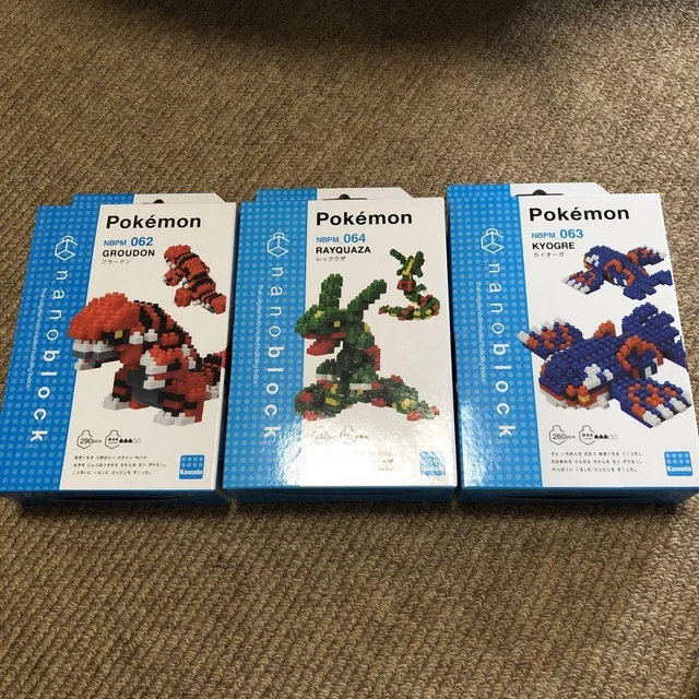 POKÉMON NANOBLOCK GROUDON Kyogre Rayquaza EUR 85,14 - PicClick ES