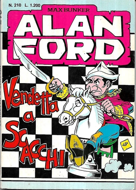 ALAN FORD ORIGINALE n° 210, Max Bunker Production (anno 1986): ottimo ...