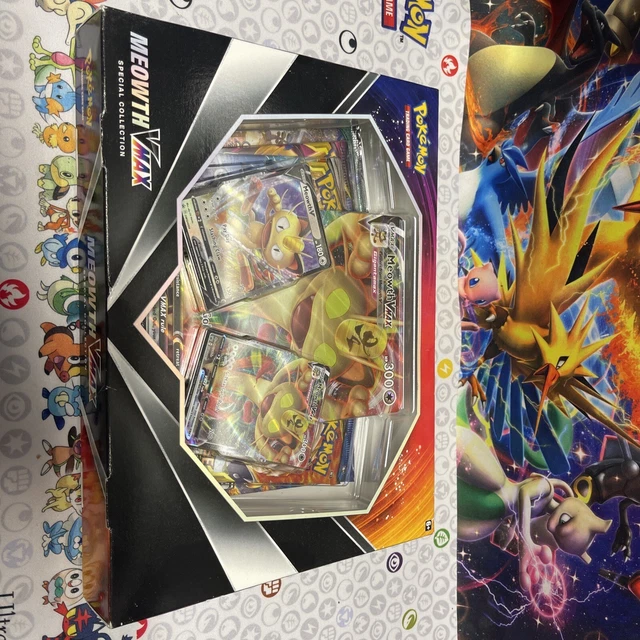 POKÉMON TCG MEOWTH Vmax Box - 4 Packs $60.00 - PicClick