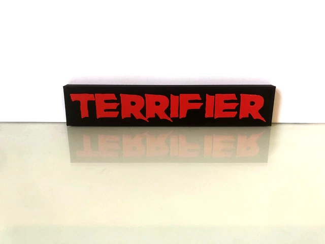 TERRIFIER MOVIE DISPLAY Logo Horror Thriller Killer Clown Evil Slasher ...
