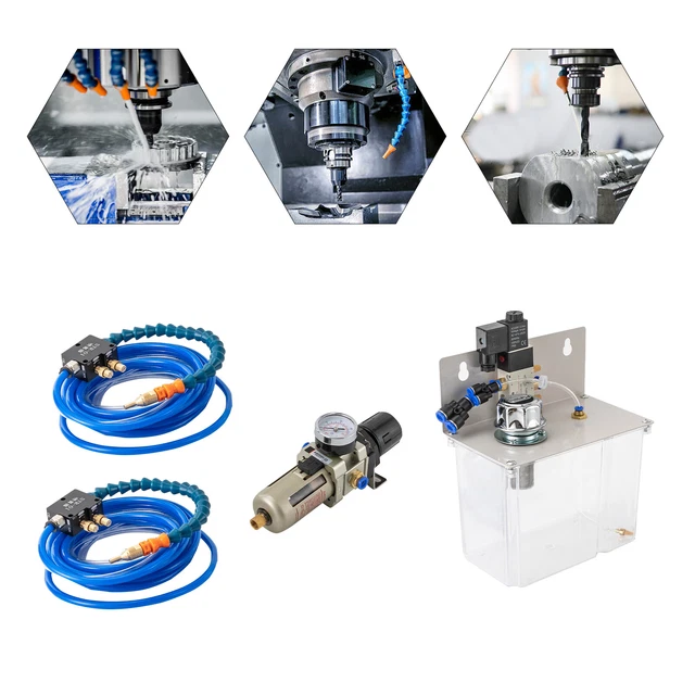 SPRAY COOLER COOLANT Pump Oil Mist Sprayer Lubrication Spray System ...