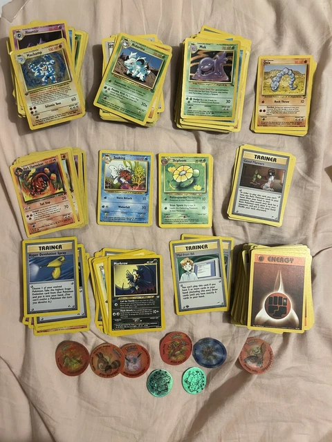 VINTAGE POKÉMON CARDS WOTC TCG Bulk - Base Set, Jungle, Fossil, Team Rocket 450+ £75.00 ...