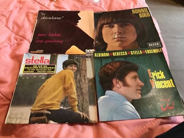 RONNIE BIRD STELLA ERICK VINCENT SERGE GAINSBOURG JANE BIRKIN lot 45t ...