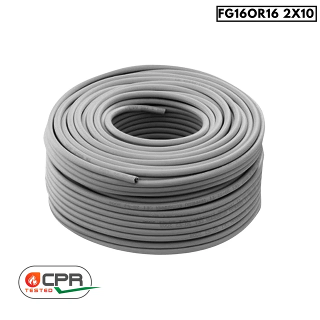 CAVO FG16OR16 BIPOLARE 2X10 Mm² Doppia Guaina Per Esterno Doppio Isolamento EUR 54,90 - PicClick IT