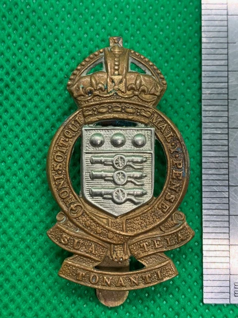 GENUINE WW2 BRITISH Army Ordinance Corps Brass Cap Badge - Kings Crown ...