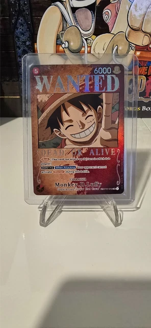 MONKEY D LUFFY ST01-012 Wanted SP Pillars Of Strength One Piece £104.72 - PicClick UK