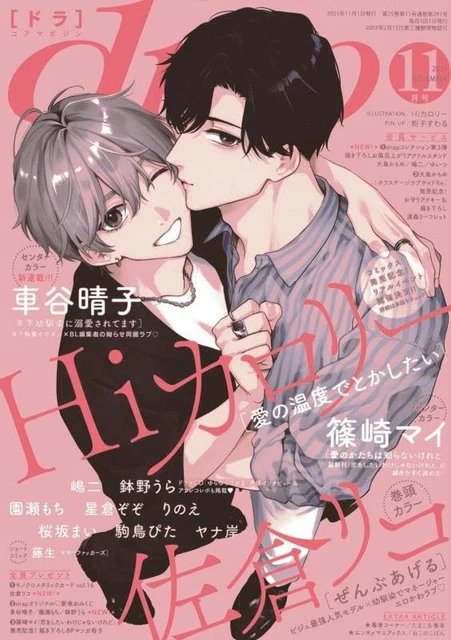 DRAP NOVEMBER 2025 | Japanese Yaoi Manga Magazine BL Comic Boys Love ...