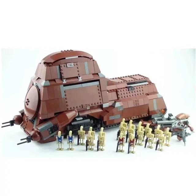 STAR WARS MOC Trade Federation MTT 7662 – Complete Set (1330 Pieces) £ ...