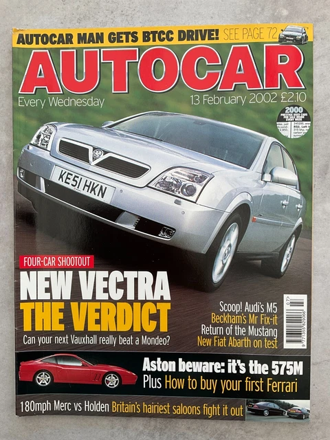 AUTOCAR MAGAZINE - 13 February 2002 - Stilo, PT Cruiser, Fiesta, Vectra ...
