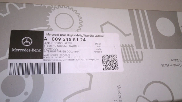 BLINKSCHALTER/KOMBISCHALTER OE A0095455124 Actros MP4 2645 Xxxx 2655468 ...
