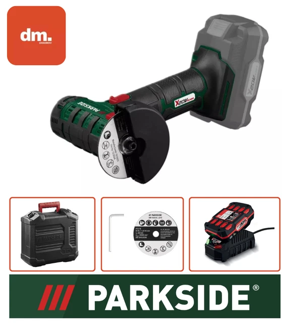 PARKSIDE CORDLESS ANGLE Grinder 20V - Optional 2Ah Battery & Charger £ ...