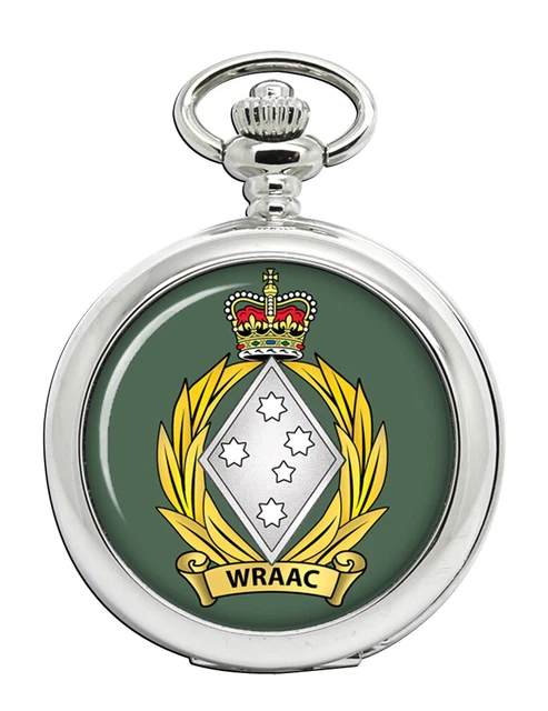 WOMEN'S ROYAL AUSTRALIAN Army Corps (WRAAC) Pocket Watch EUR 53,99 ...