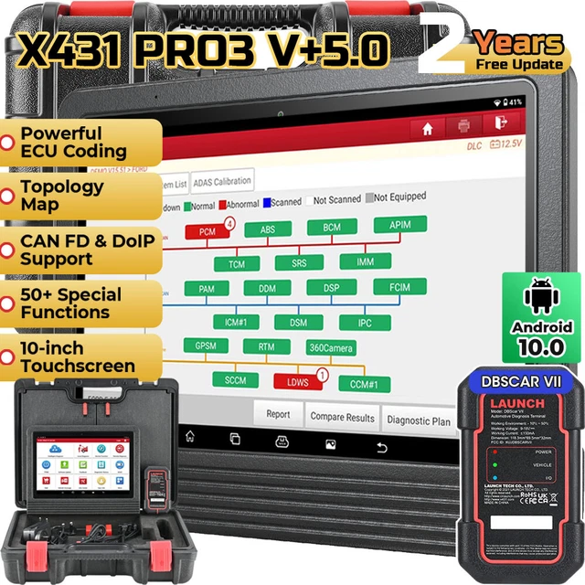 2025 LAUNCH X431 PRO3S+ V+ V5.0 PRO5 Profi KFZ OBD2 Diagnosegerät ECU Key Coding EUR 999,00 ...