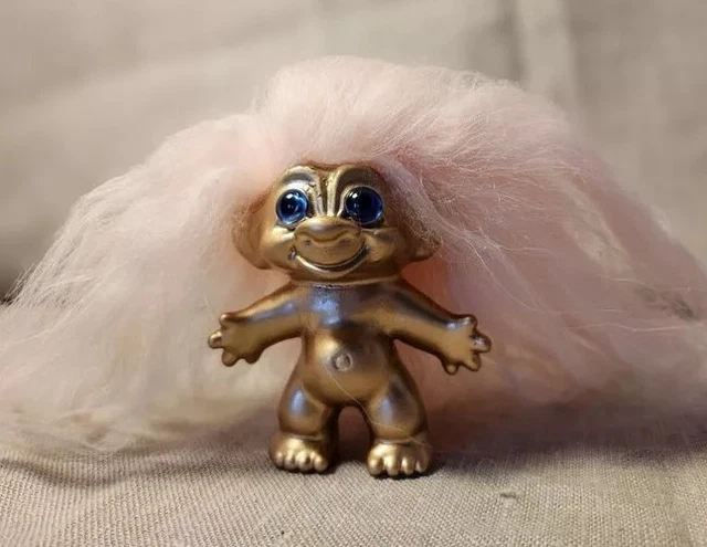 OOAK CUSTOM DAM Troll - Pinky the Golden £35.00 - PicClick UK