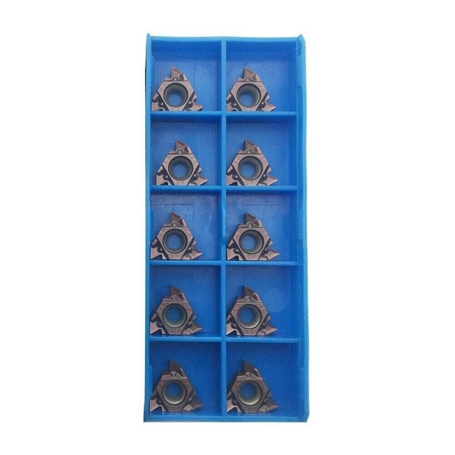 OUTIL DE COUPE tournant de filetage fiable avec 10 pièces inserts en carbure 16 EUR 25,42 ...