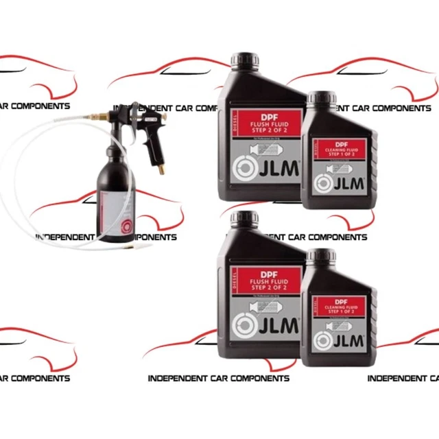 JLM DIESEL DPF Cleaning Toolkit Gun & fluid pack kit x2 (J02250 ...