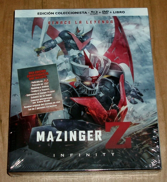 MAZINGER Z INFINITY Edition Collectors Blu-Ray+DVD+Book New Anime Manga ...