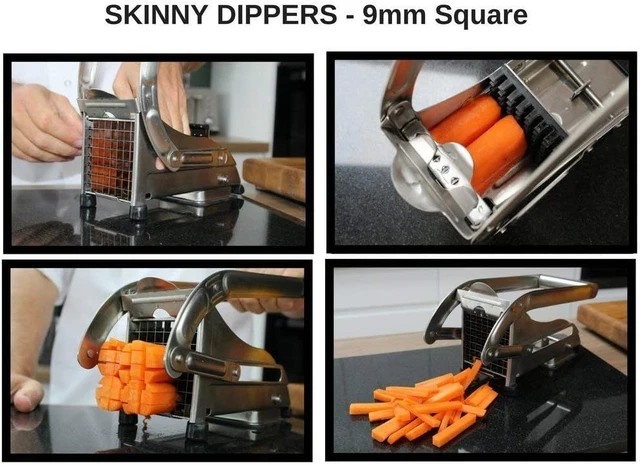 VEGETABLE AND POTATO Chip Cutter Professional Grade Stainless Steel ...