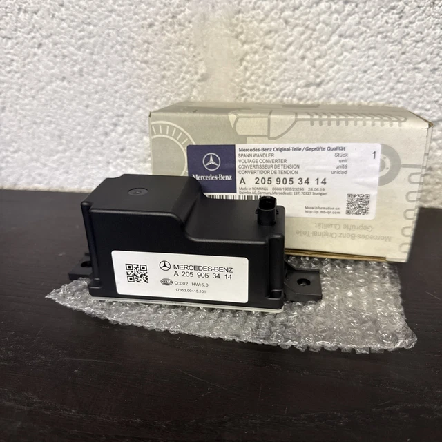 GENUINE MERCEDES-BENZ W213 W205 A2059053414 Voltage Converter Auxiliary ...