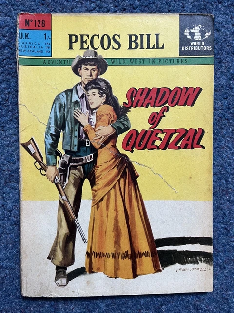 PECOS BILL WILD West Picture Library Comic No. 128 Shadow of Quetzal £4 ...