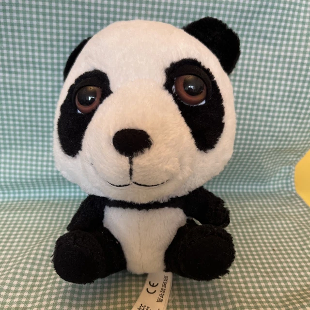 PROTECTED WORLD PANDA Soft Toy Plush Cuddly Toy 20cm Tall Wildlife Big ...