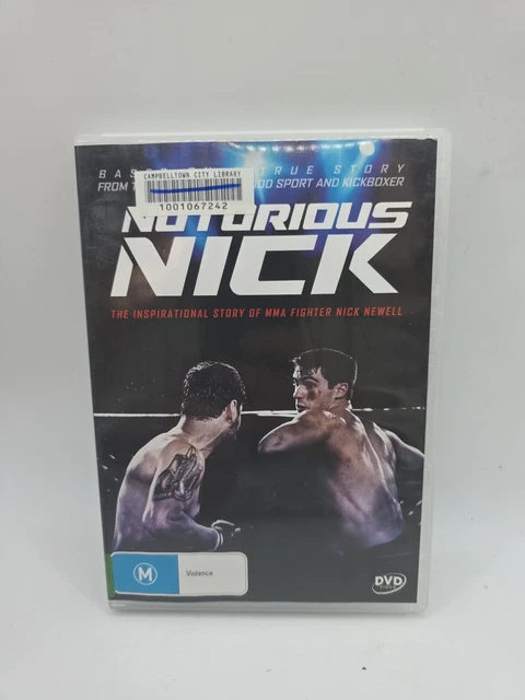 NOTORIOUS NICK MMA Nicki Newell Story Dvd Ex Rental region All Pal ...