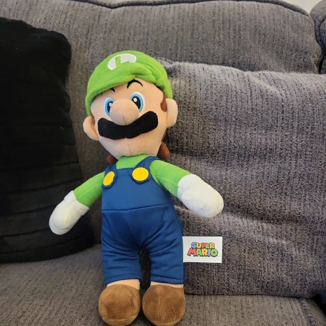 MARIO & LUIGI Supermario Soft plush toys 24cm. Nintendo branded SImba ...