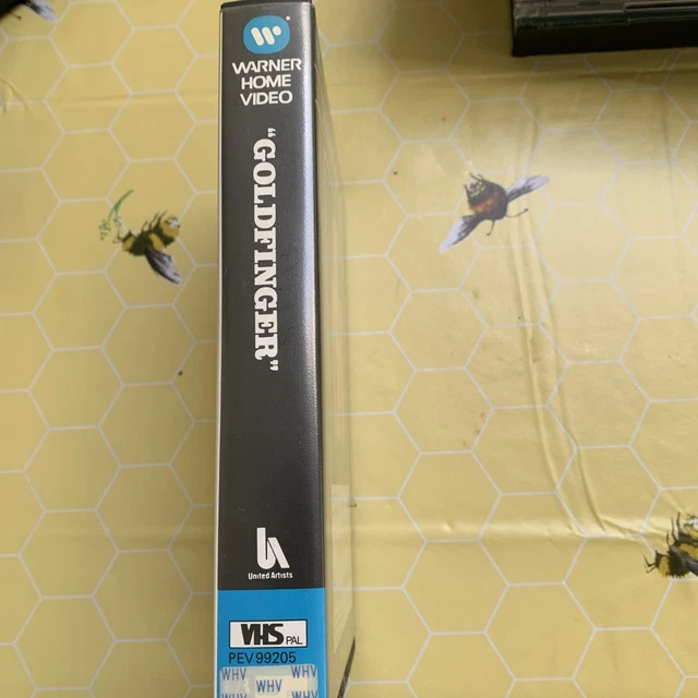 JAMES BOND GOLDFINGER - VHS Black Box Warner Video Tape VGC £16.15 ...