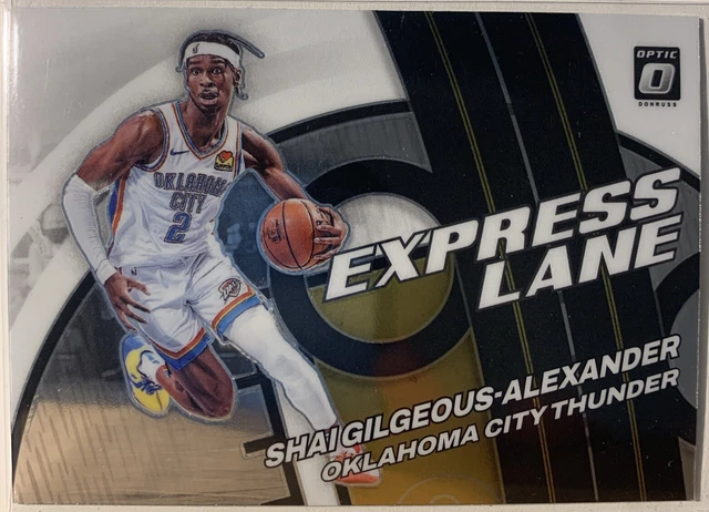 2021 PANINI DONRUSS Optic - Shai Gilgeous-Alexander Express Lane insert ...