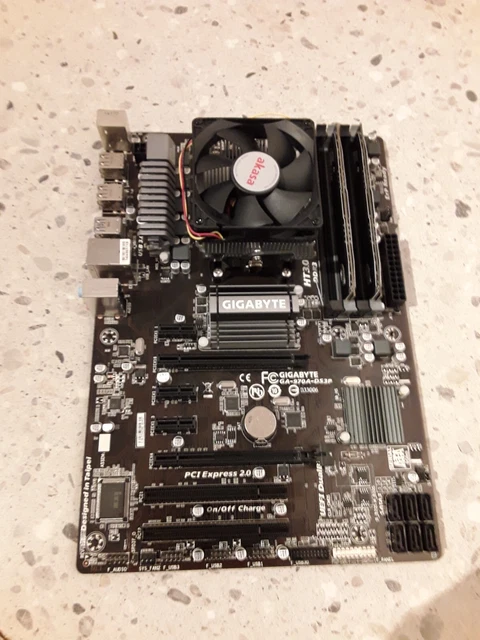 GIGABYTE GA-970A-DS3P ATX AM3+ MOTHERBOARD, FX 4300 quad, 8gb ddr3 ...